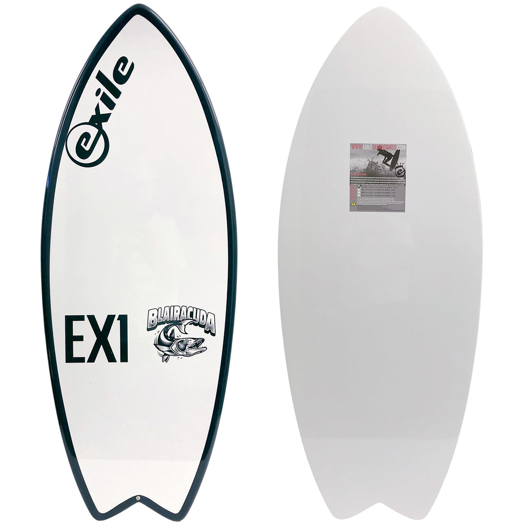 Blairacuda™ EX1 E-Glass Epoxy Skimboard – Exile Skimboards