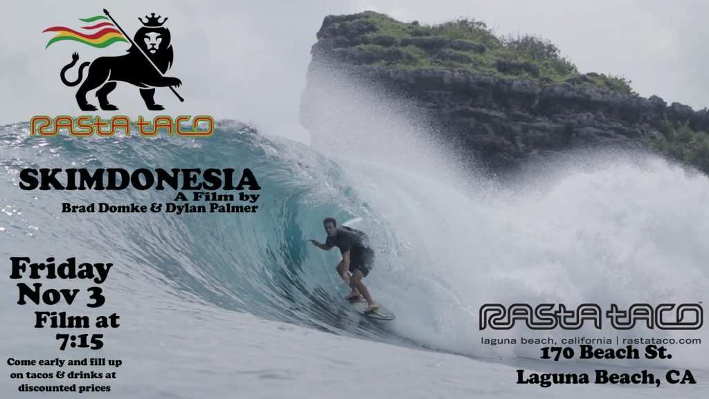 Brad Domke showing Skimdonesia in Laguna Beach – Exile Skimboards