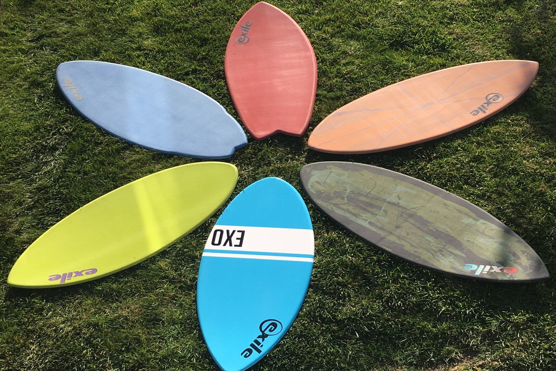Our Shapes – Exile Skimboards