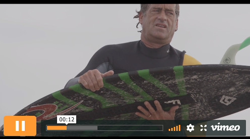 Tom Curren on Domke's Board – Exile Skimboards