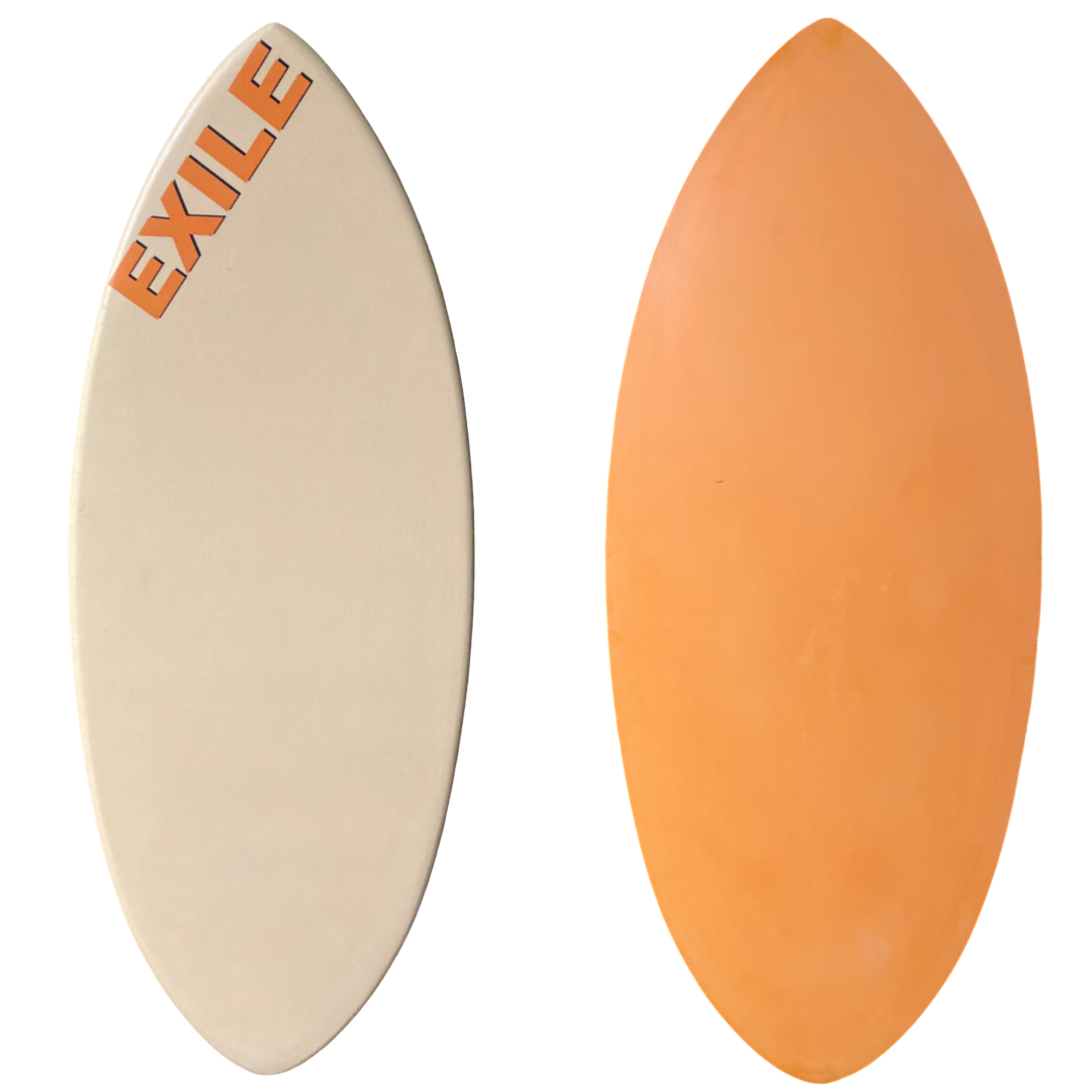 Hybrid Carbon Skimboard Medium 5/8'' - Orange | Exile Skimboards