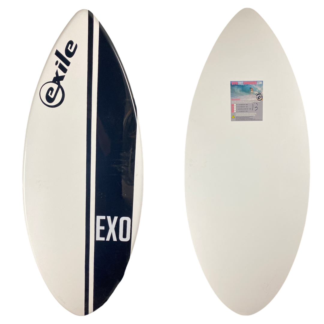 Blemished Large (52") EX0 E-Glass Epoxy Skimboard – Vertical Stripe ...