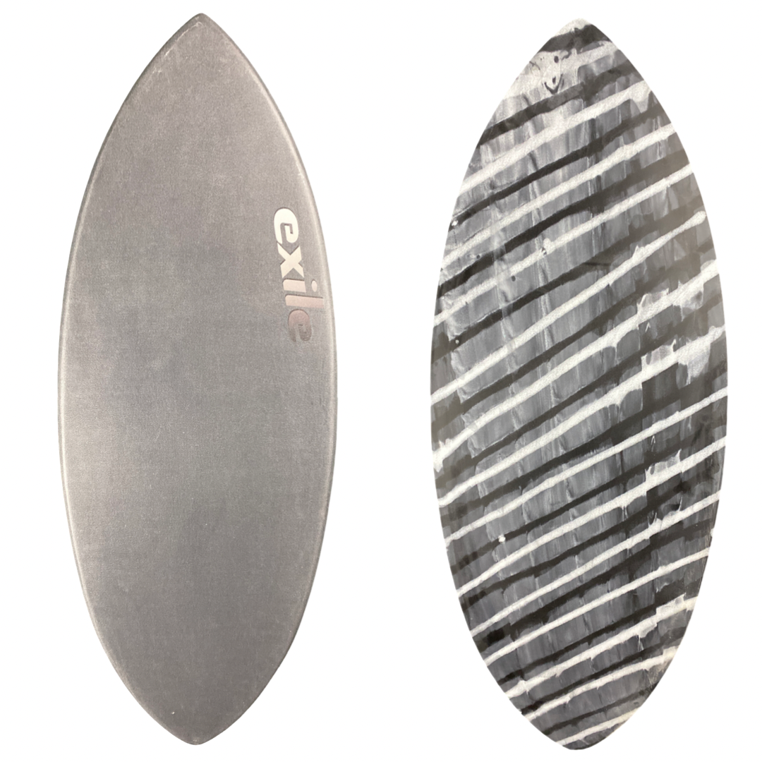 Hybrid Carbon Skimboard Medium Small 3/4'' - Sand | Exile Skimboards