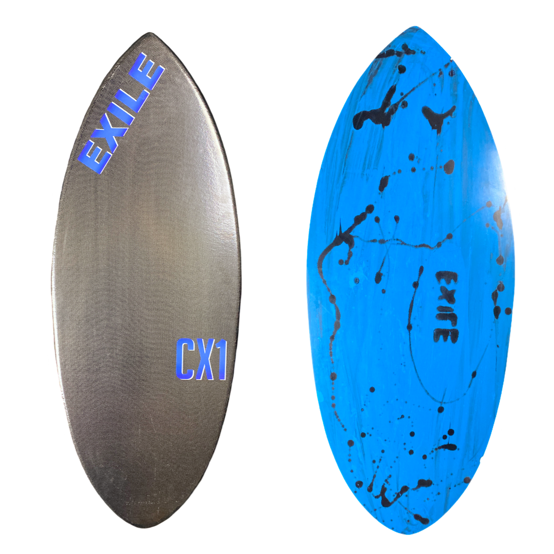 Extra Large CX1 Hybrid Shape Double Carbon Fiber Epoxy Skimboard ...