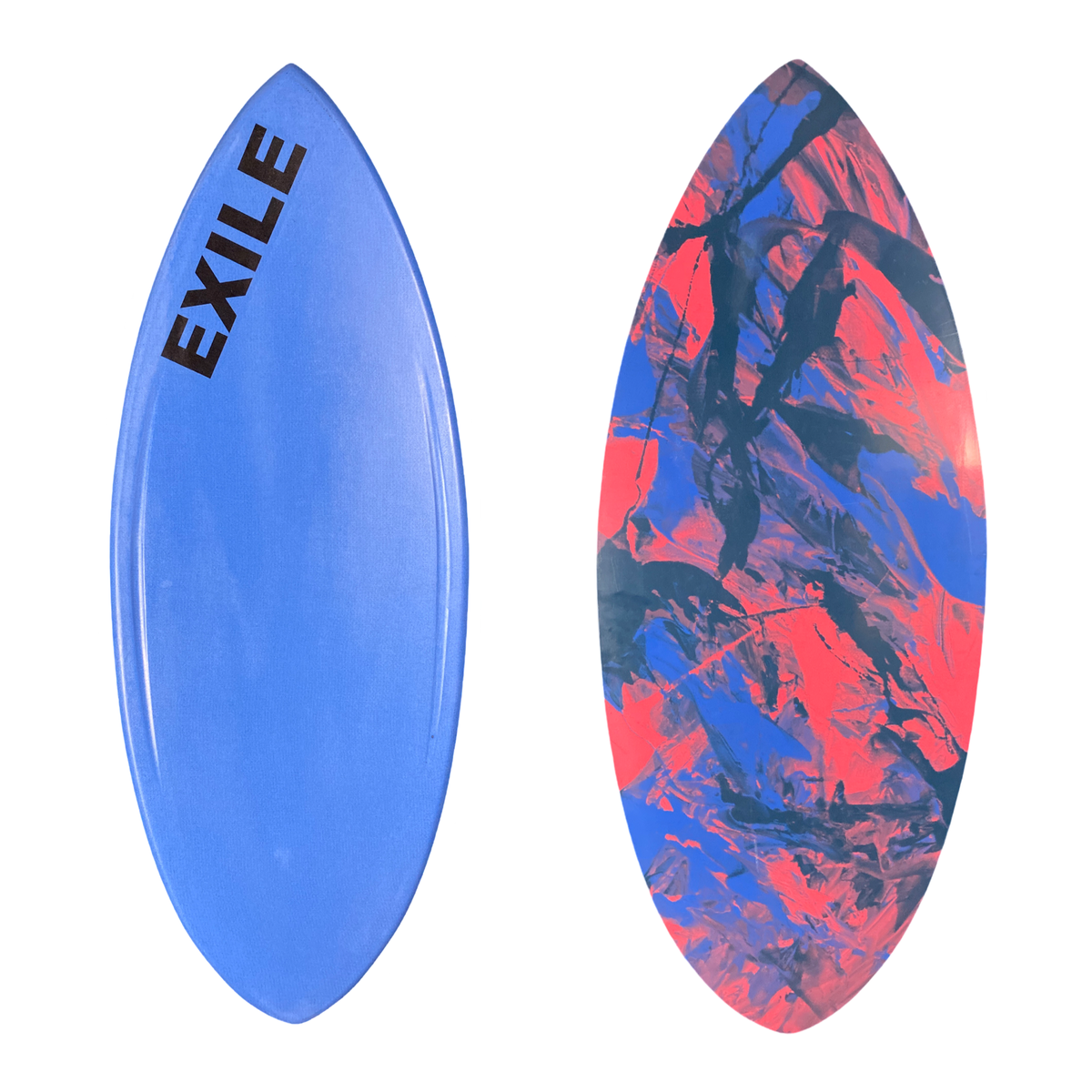 Medium Large Pro Shape 3/4” Double Carbon Fiber Epoxy Skimboard – Exile ...