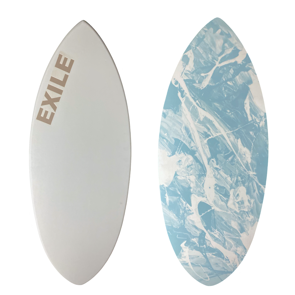 Large Hybrid 5/8" Double Carbon Fiber Epoxy Skimboard – Exile Skimboards