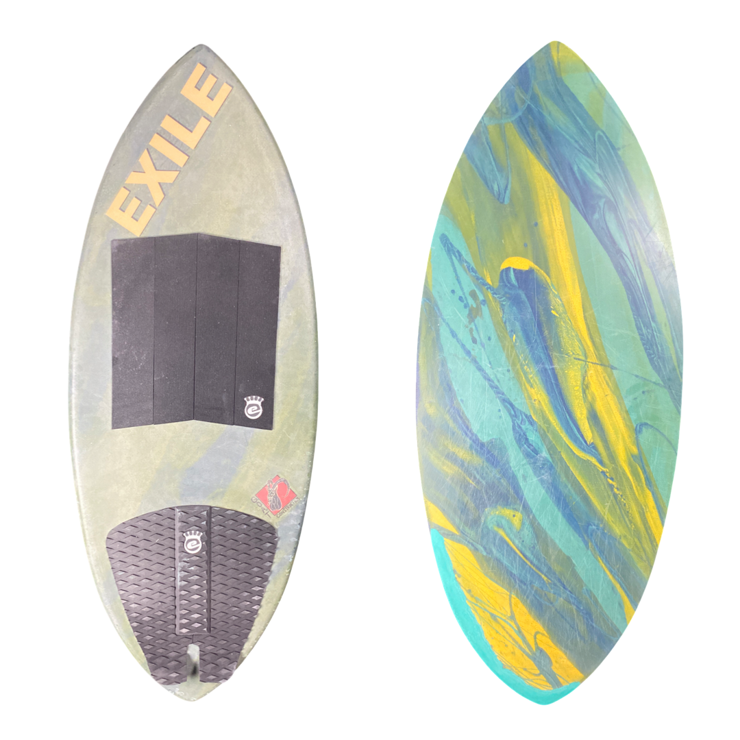 Used Medium Large Hybrid Shape Carbon Fiber 3/4'' Tapered Skimboard ...