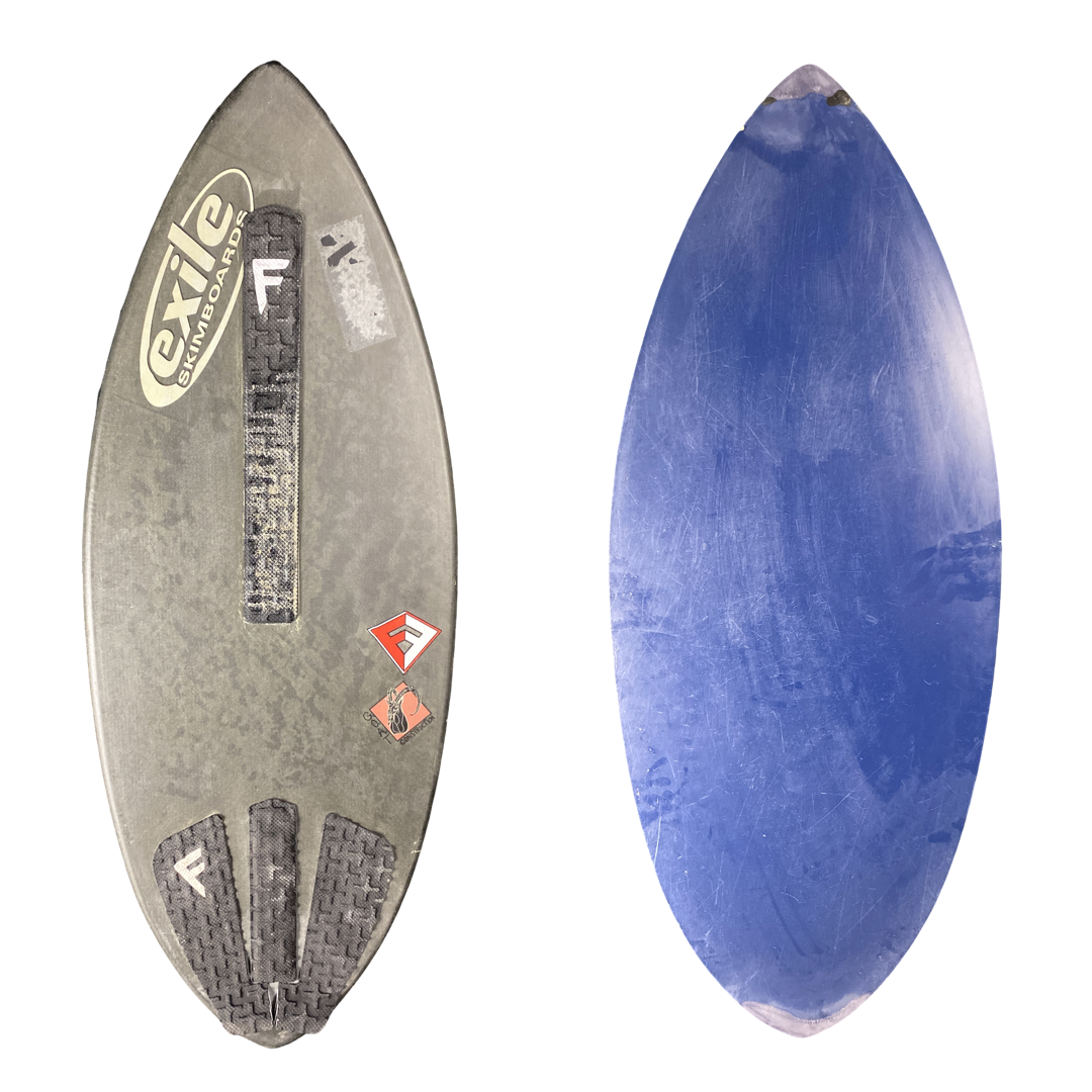 Used Pro Shape Carbon Skimboard Large 5/8" - Clear & Navy | Exile ...
