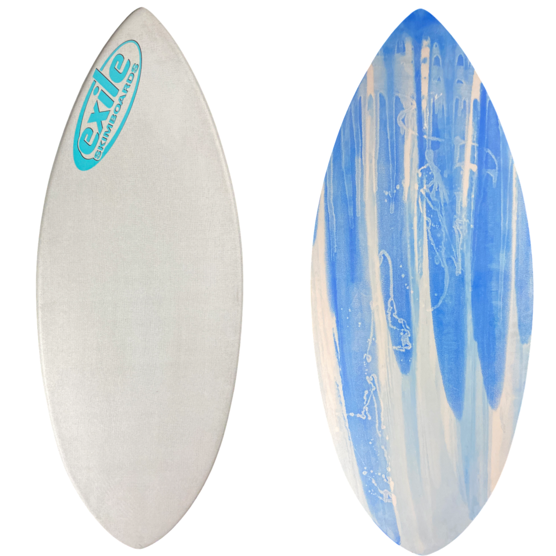 Pro Shape Carbon Skimboard Medium 5/8" - Green & Red | Exile Skimboards