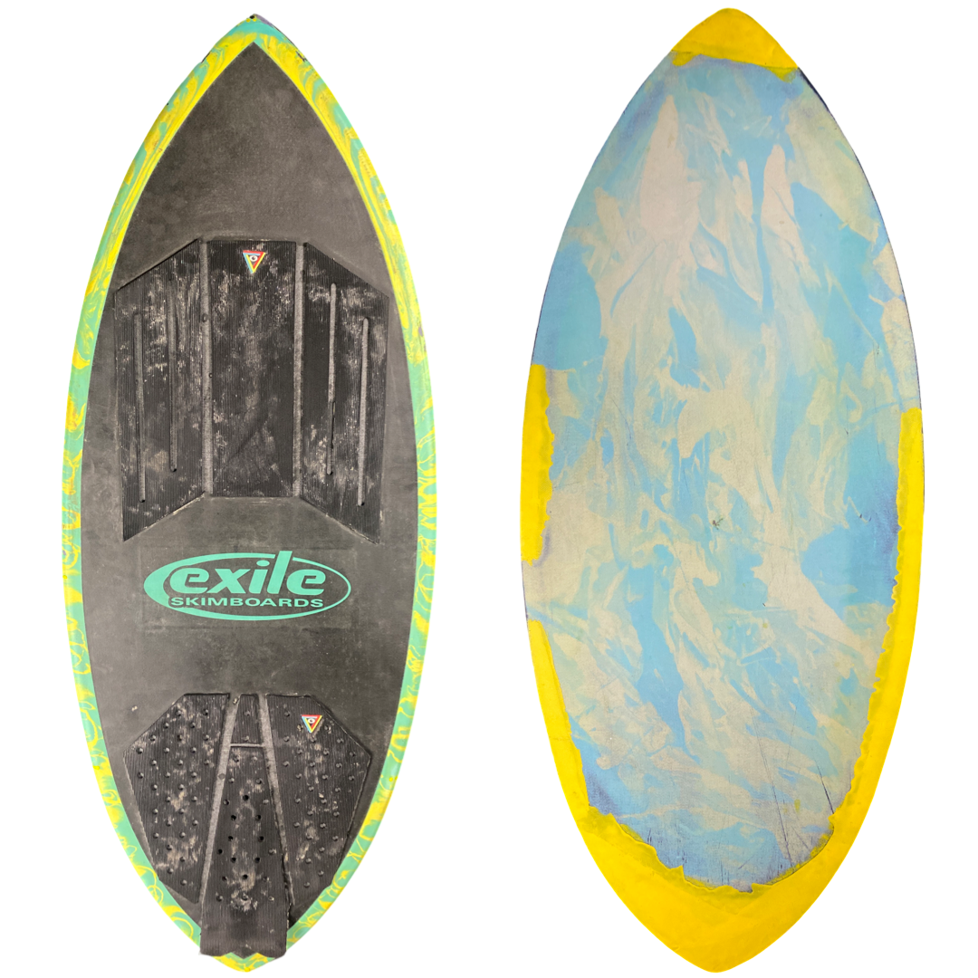 Used Hornet Carbon Skimboard Medium 3/4' to 5/8'' - Black and Yellow ...